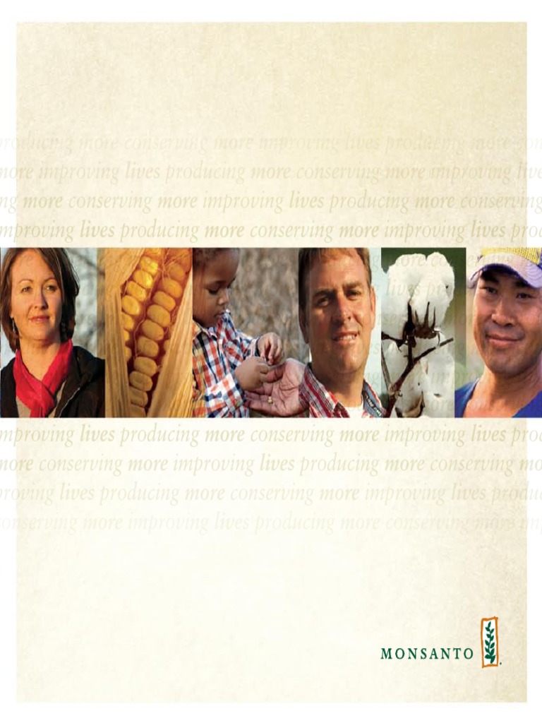 Monsanto Corporate Brochure | PDF | Sustainable Agriculture ...