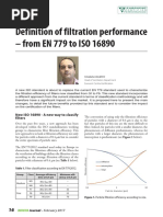 European Standard En779 2012 The Standard For Air Filter Efficiency ...