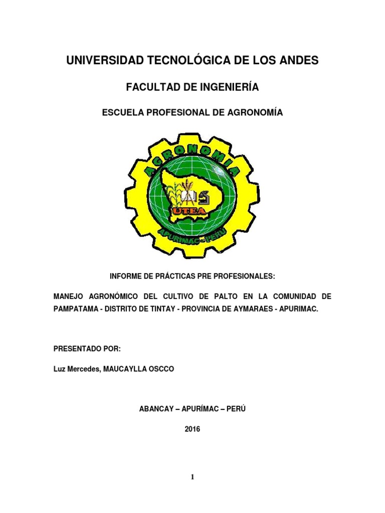 Meche | PDF | Aguacate | Riego