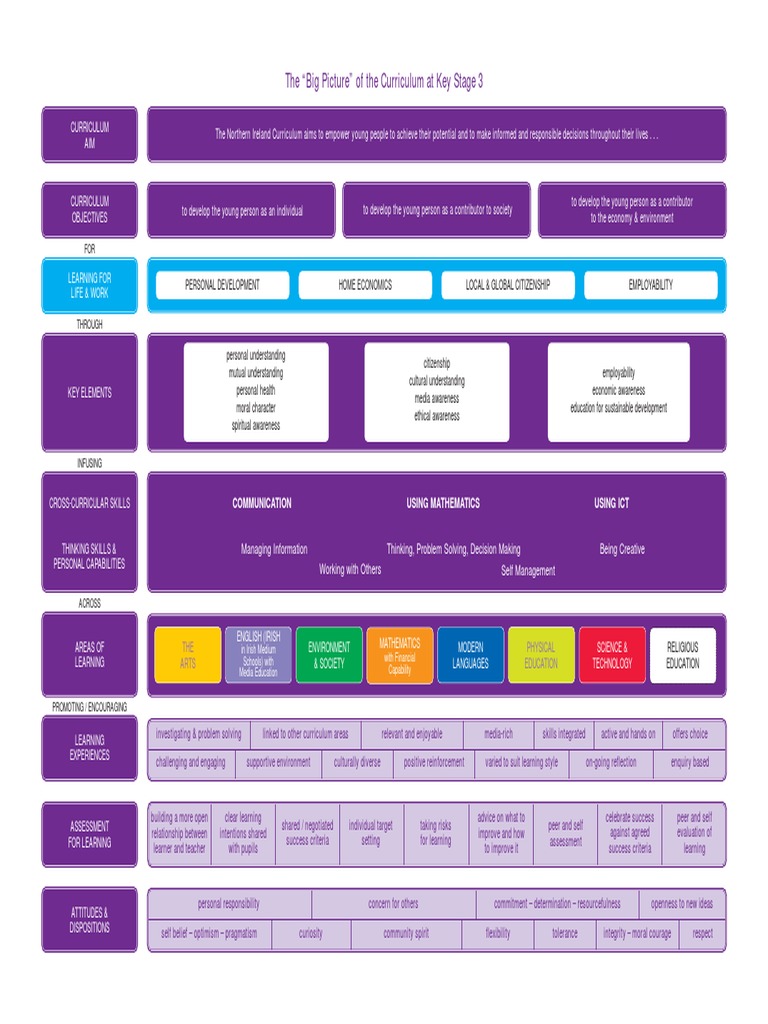 The Big Picture of the Key Stage 3 Curriculum | PDF | Curriculum | Learning