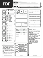Character Sheet - Alternative - Tabaxi Monk | PDF | Role Playing Games ...