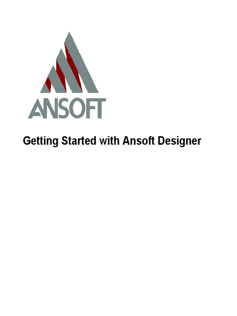 Ansoft Designer教程.pdf | PDF | Icon (Computing) | 3 D Computer Graphics