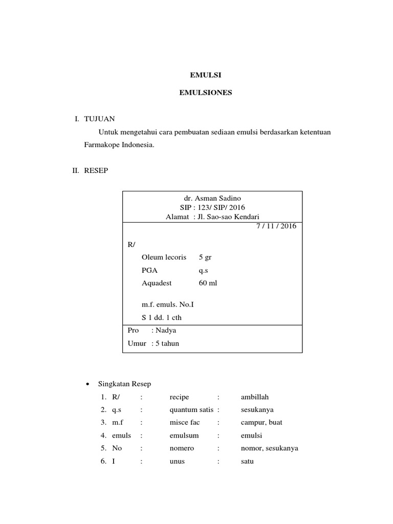 EMULSI | PDF
