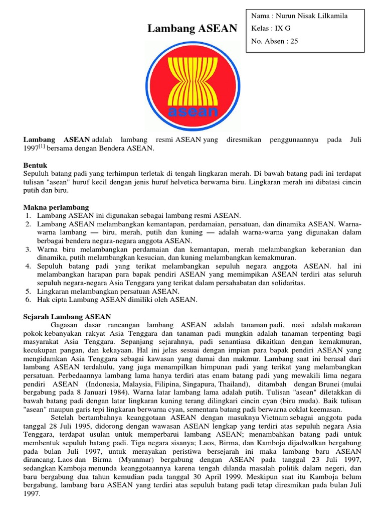 Lambang ASEAN DAN PBB | PDF
