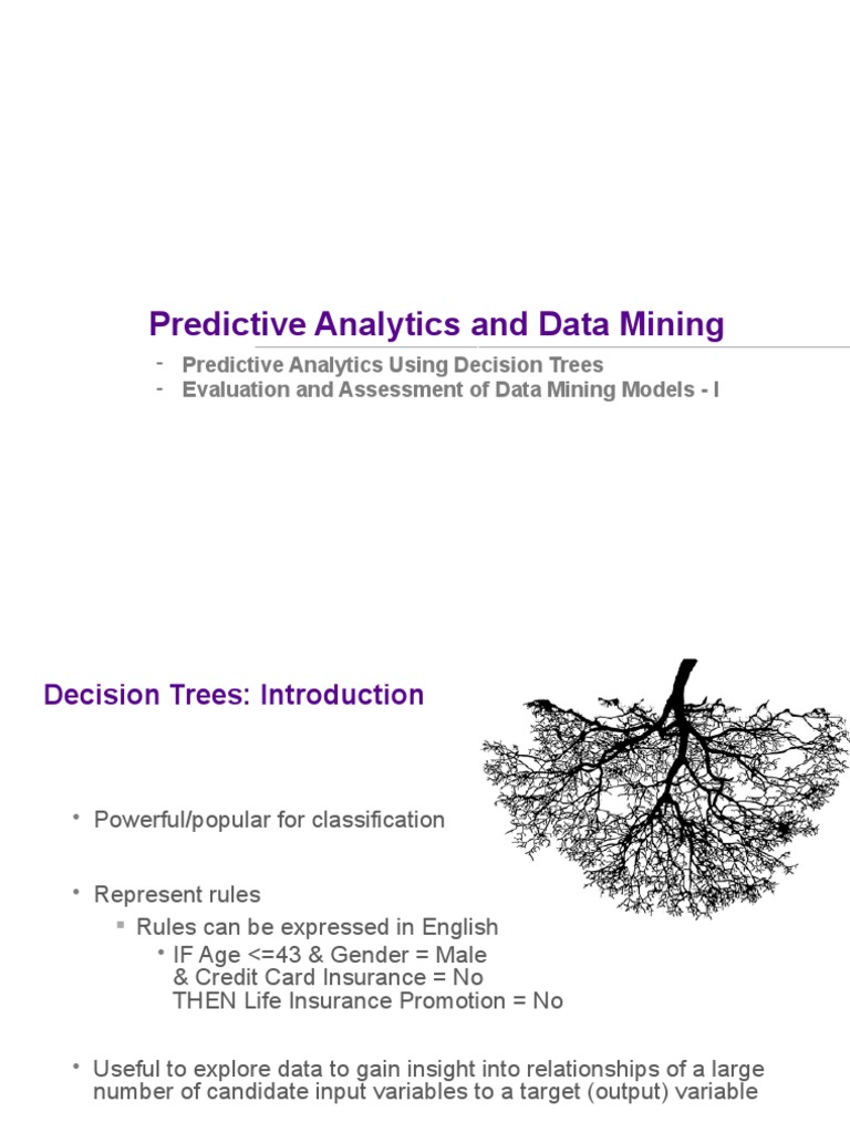 PADM - Decision Trees | PDF | Predictive Analytics | Statistics