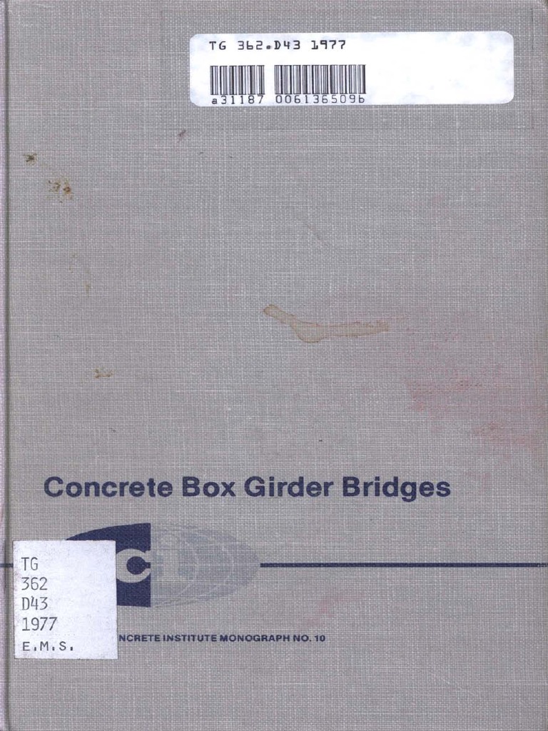 Concrete Box Girder Bridges | PDF