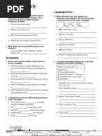 Class 2 ICSE EVS Sample Paper Model 1 | PDF | Organisms | Nature