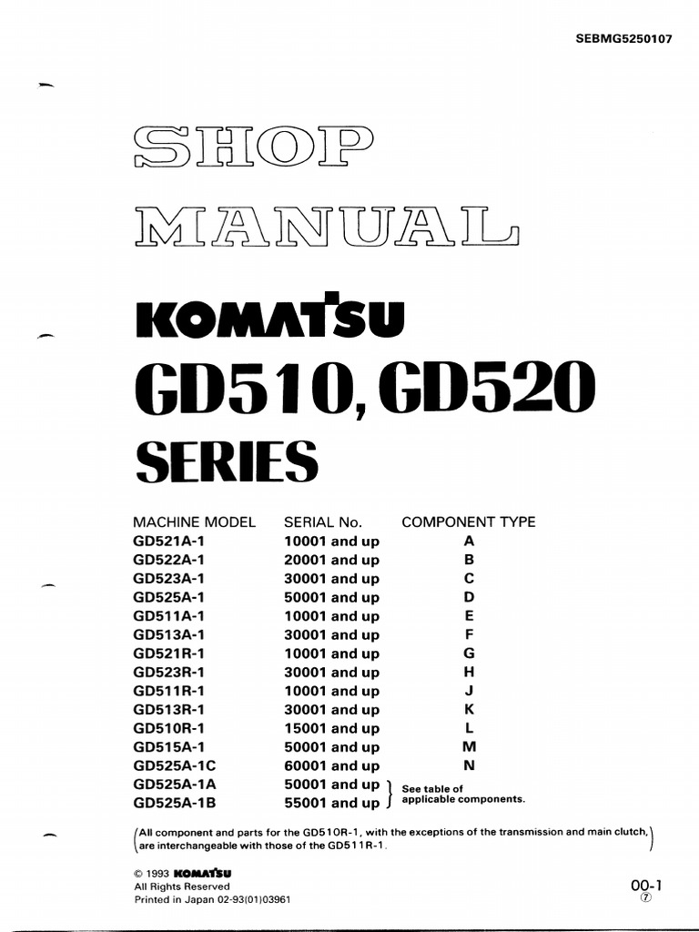 GD511A 1 - Sn10001and Up | PDF