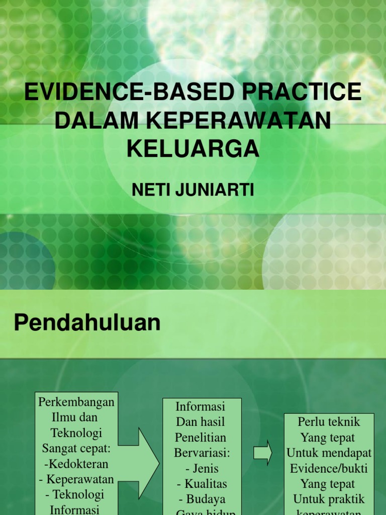 EBP Kep KLG | PDF | Tinjauan Sistematis | Riset Kualitatif