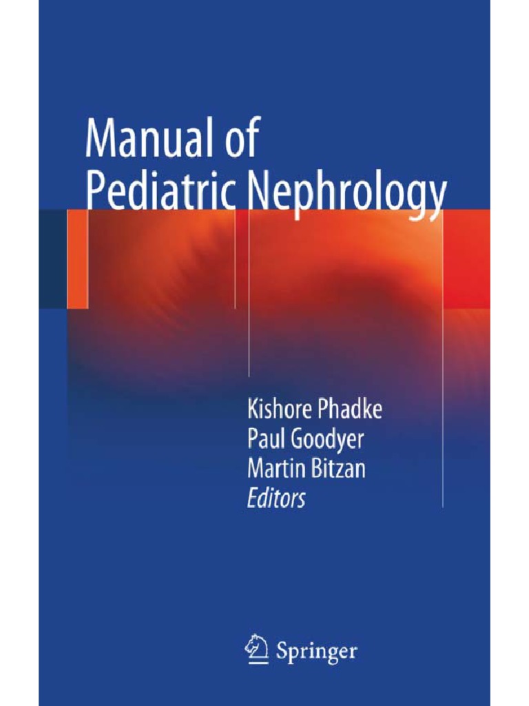 Manual of Pediatric Nephrology, 2014 Edition | PDF | Dehydration ...