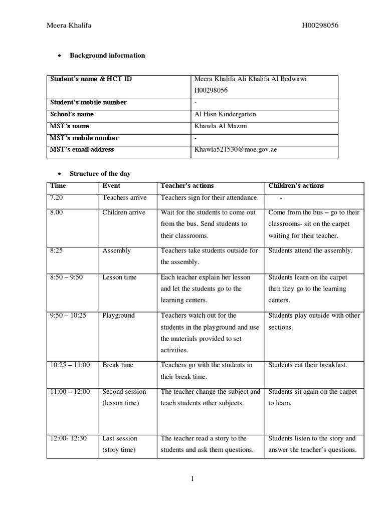 Booklet Task | PDF | Classroom | Teachers