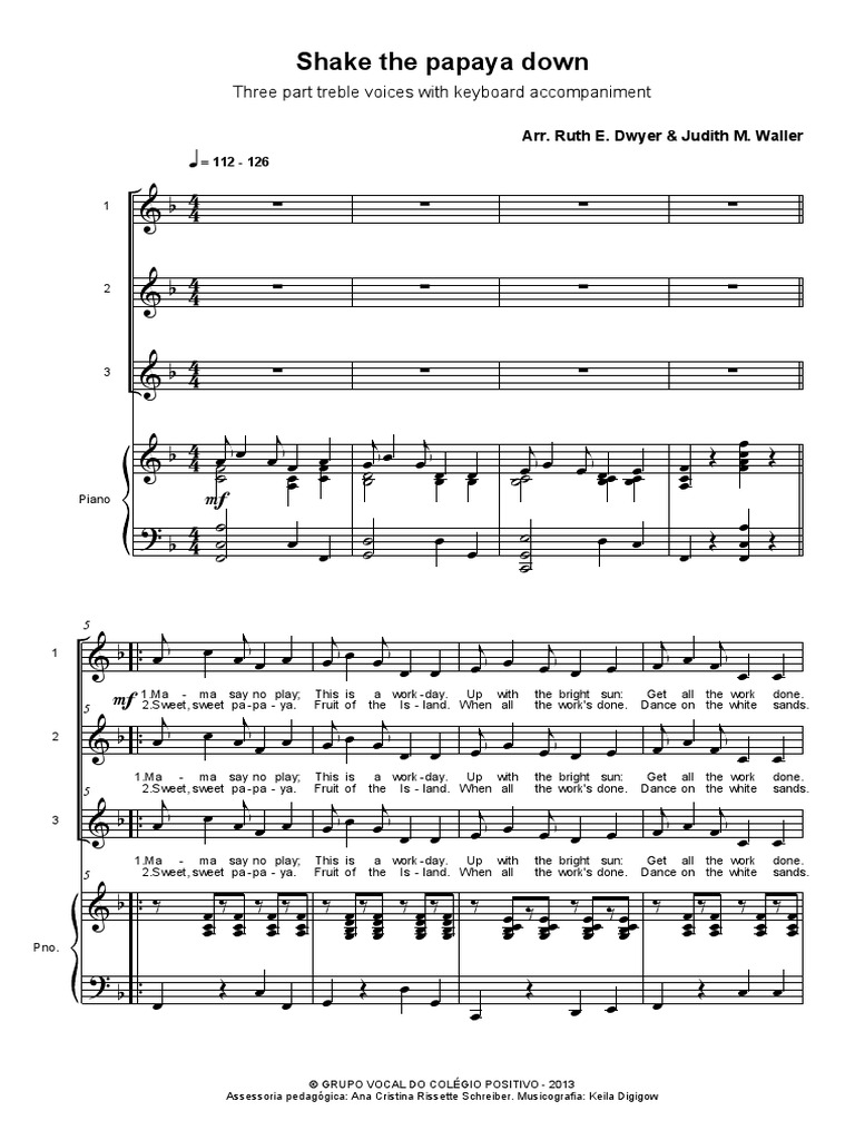 Shake The Papaya Down PDF | PDF
