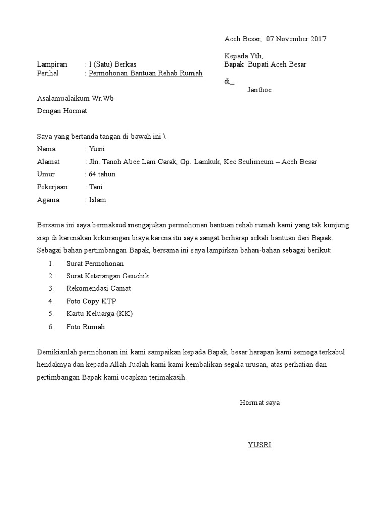 Proposal Rumah | PDF