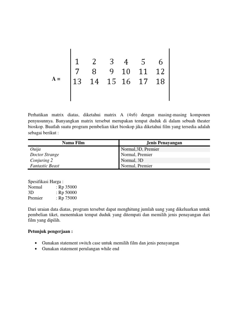 Box Office PASCAL PROGRAM | PDF