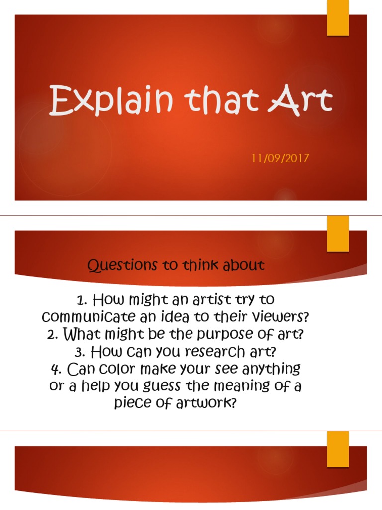 Lesson 3 Powerpoint | PDF | Art