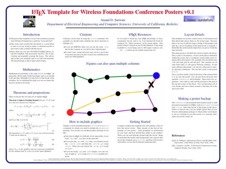 Wireless Foundations Conference Poster | Download Free PDF | Page ...