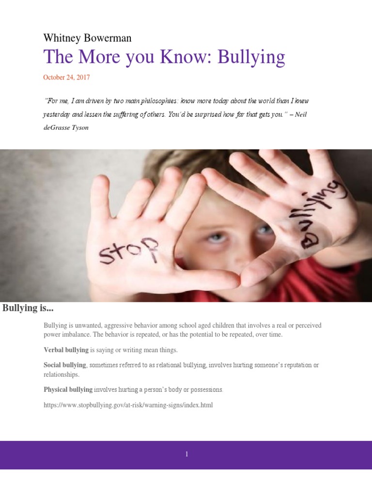 Edse Bully Booklet | PDF | Bullying | Teachers