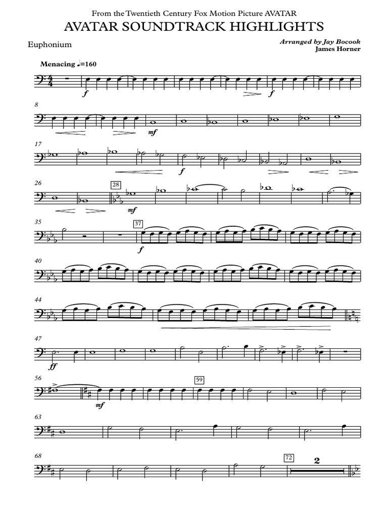 AVATAR - Euphonium | PDF | Instrument de percussion | Loisirs