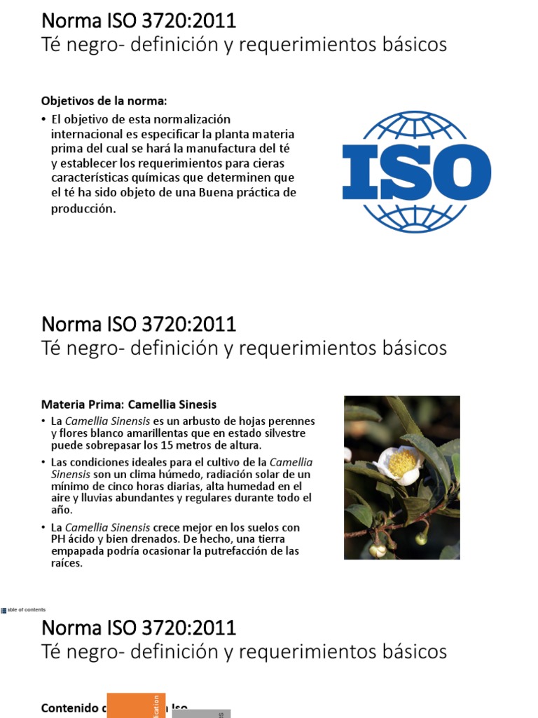 Norma ISO 3720 | PDF