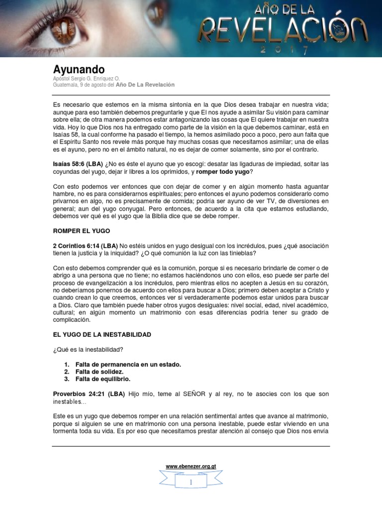 Ayunando PDF | PDF | Dios | Religión y creencia