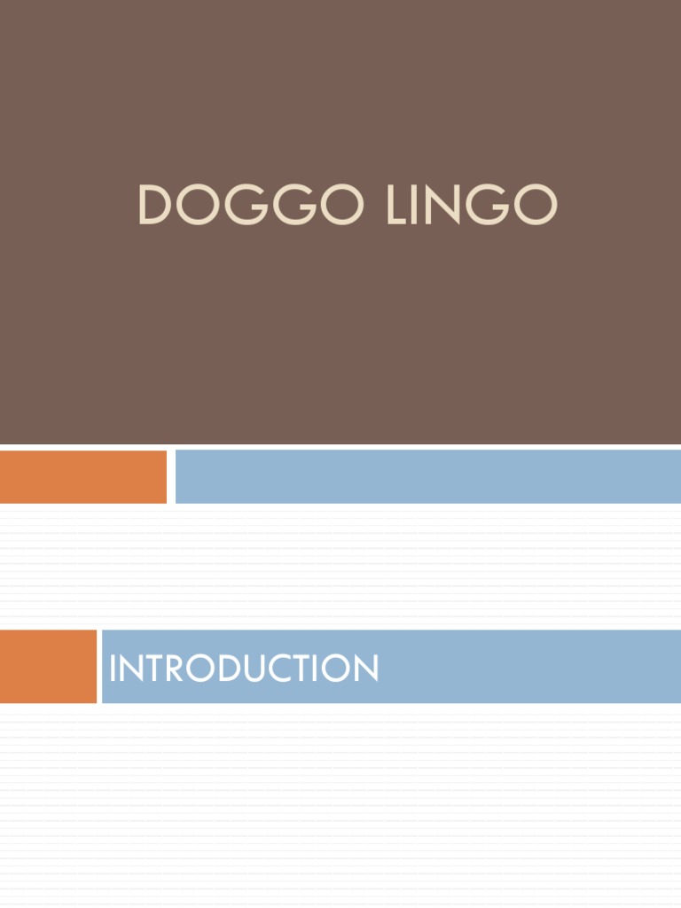 Doggo Lingo | PDF | Morphology (Linguistics) | Linguistics