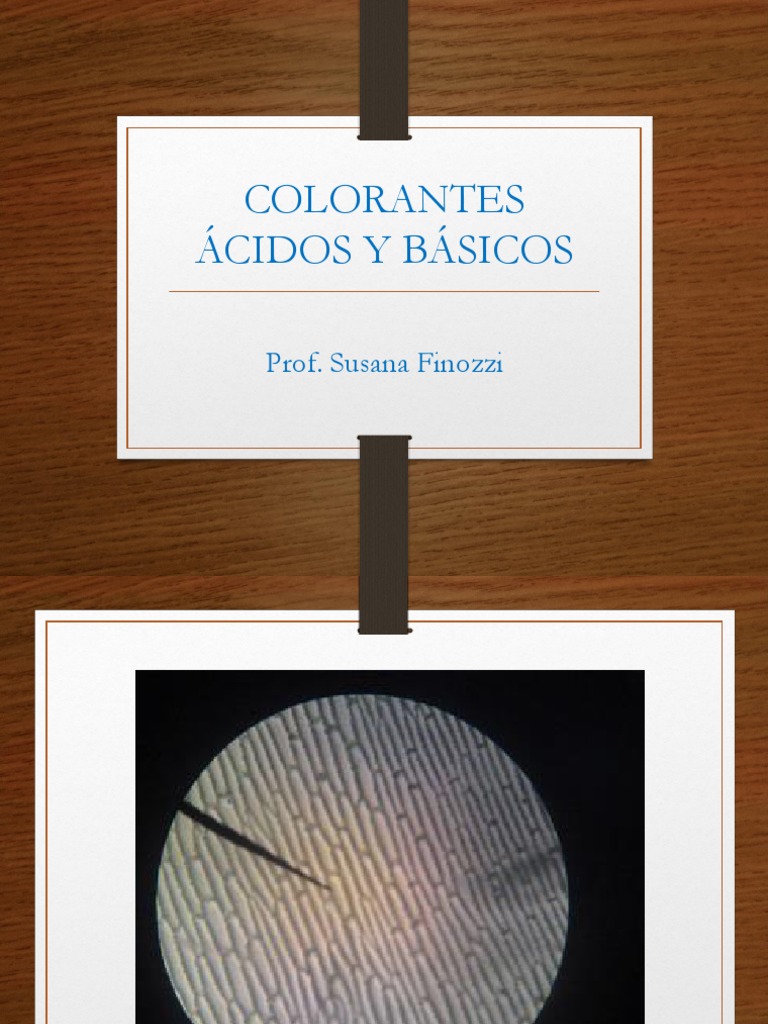 Colorantes Ácidos y Básicos | Descargar gratis PDF | Técnicas de ...
