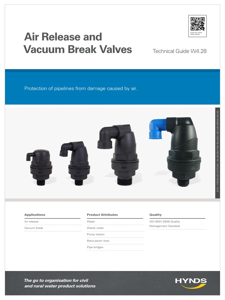 Air Release Vacuum Break Valves | Download Free PDF | Pump | Valve