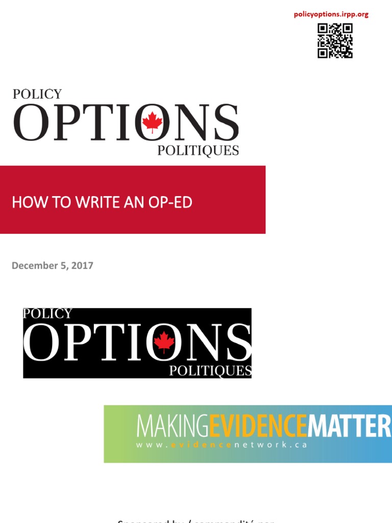 How To Write An Op-Ed | PDF | Communication | Cognition