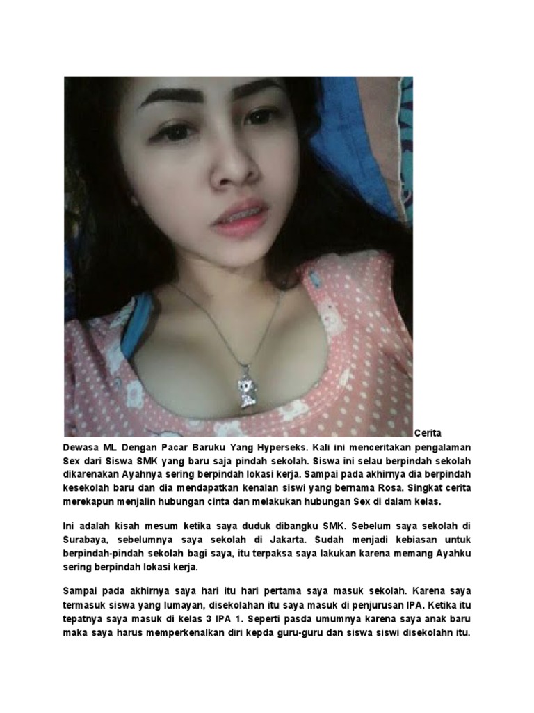 Cerita Dewasa ML Dengan Pacar Baruku Yang Hyperseks | PDF