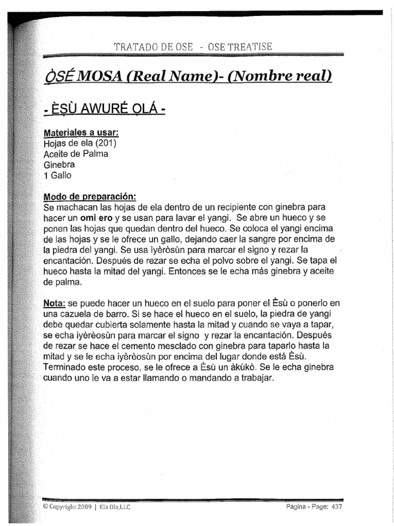 Ose Osa Apola PDF | PDF