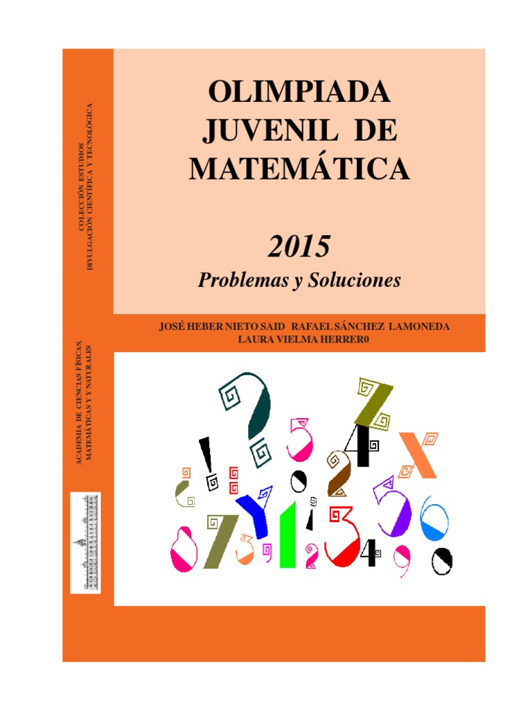Olimpiada_Matematicas_2015 | Matemáticas | Ciencia