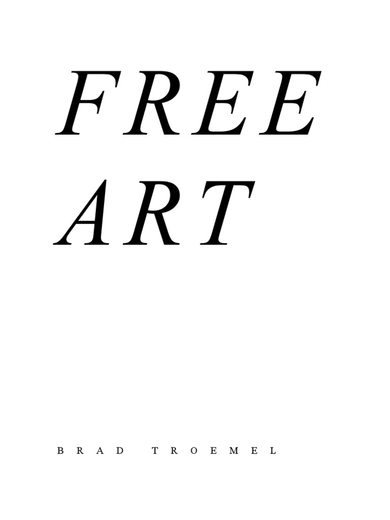 Free Art | PDF | Information | Capitalism