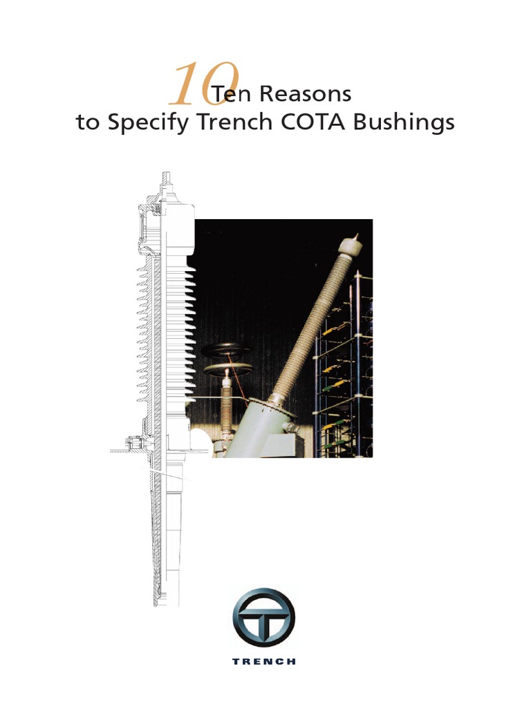 10 Reasons To Specify Trench COTA Bushings PDF | PDF | Insulator ...