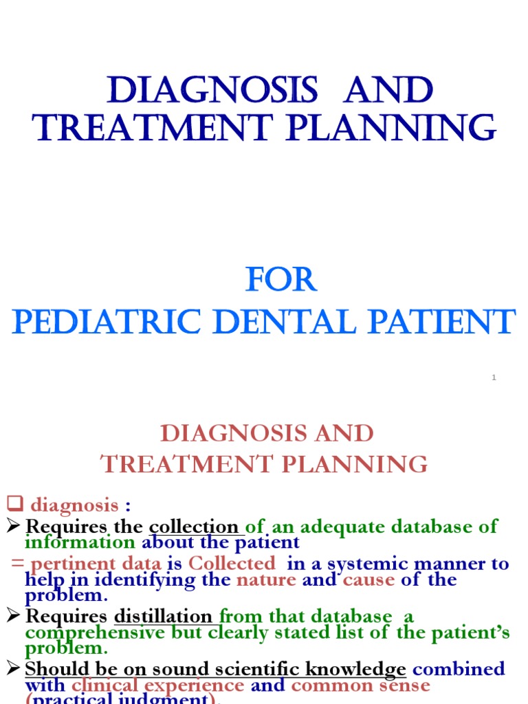 Diagnosis and Treatment Planning | Tooth Enamel | Medical Diagnosis