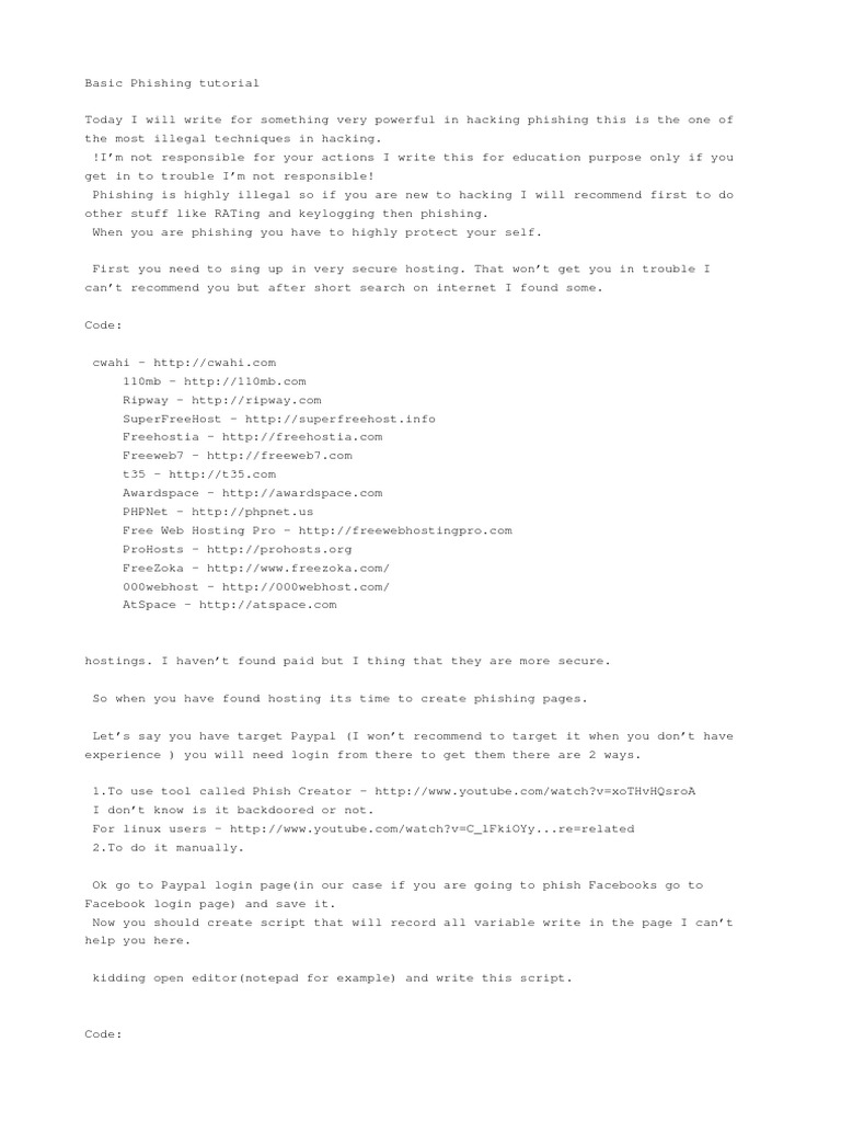 Basic Phishing | PDF | Phishing | Computer Security Exploits
