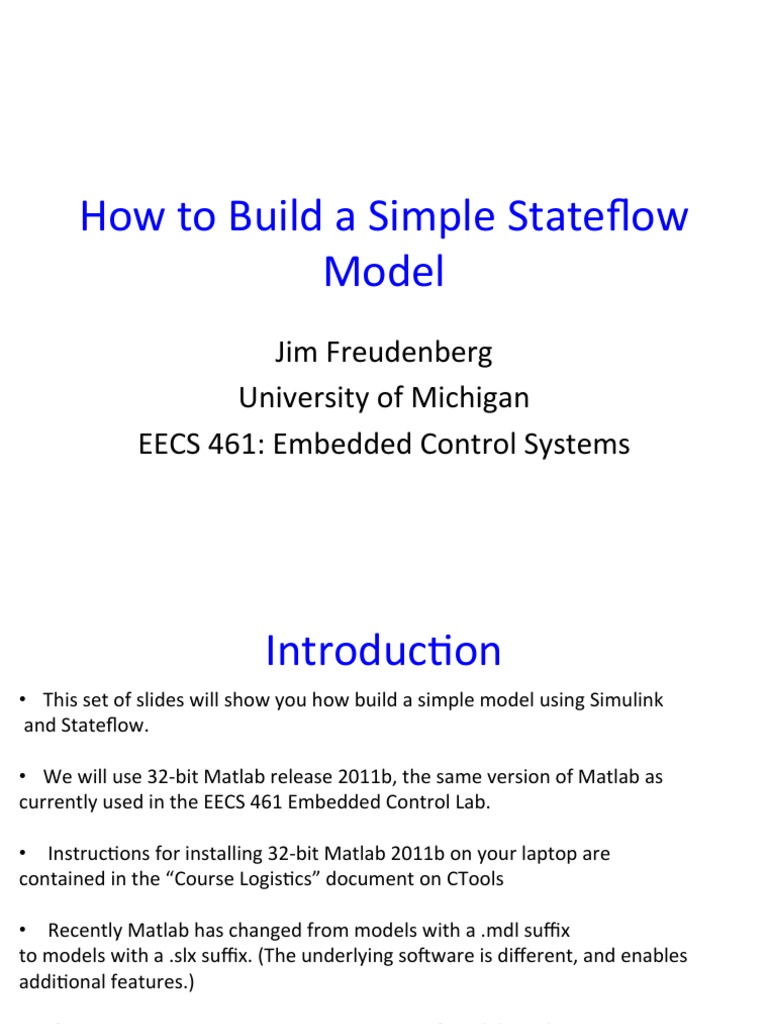Stateflow Modelling | PDF | Menu (Computing) | Scope (Computer Science)