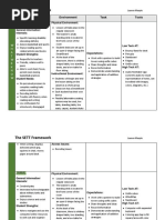 Sett Framework | PDF | Classroom | Special Education