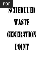 Scheduled Waste Labelling Sticker | PDF