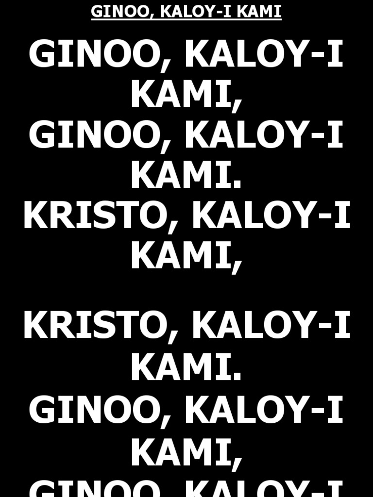 Ginoo Kaloy-I Kami | PDF