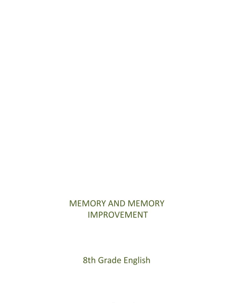 Memo Techniques | PDF | Memory | Mental Processes