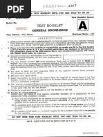 PRC Sample Answer Sheet For LET (Version 2.0) | PDF