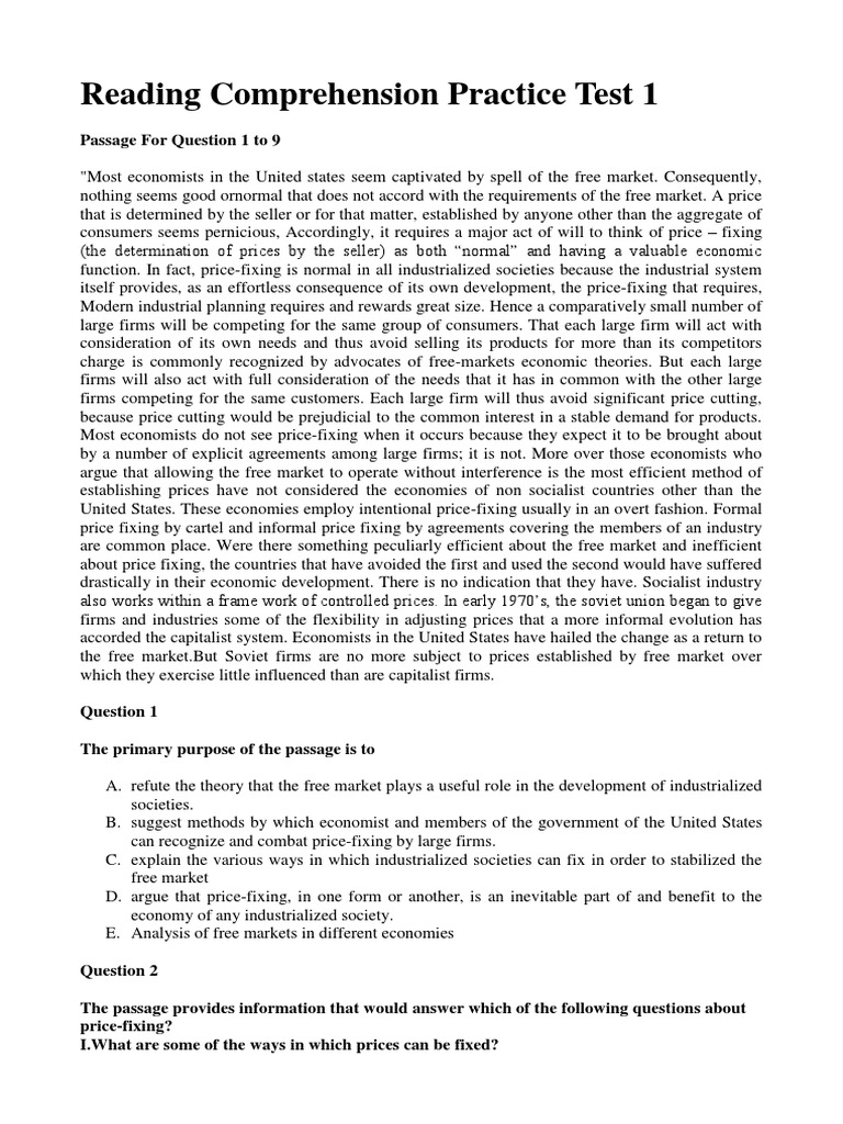 Economics & Price-Fixing Insights | PDF | Stars | Free Market