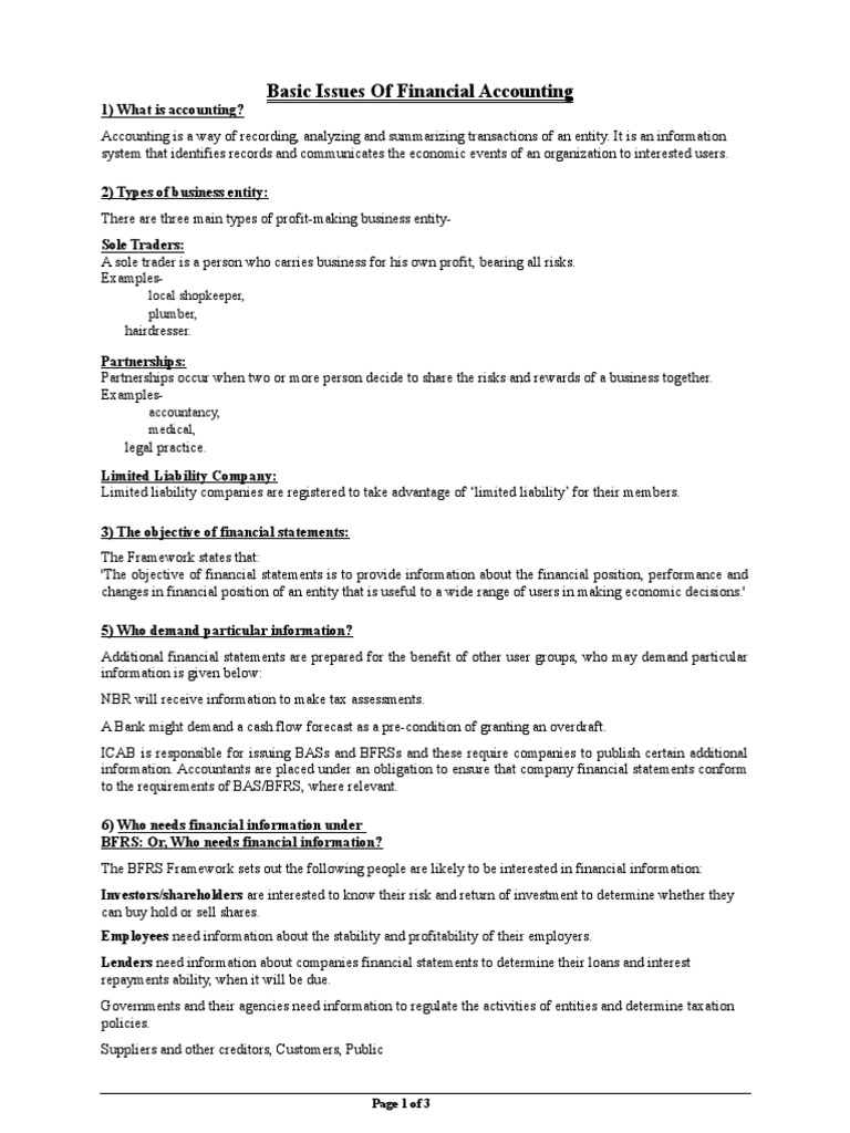 Accounting 1 | PDF | Balance Sheet | Equity (Finance)