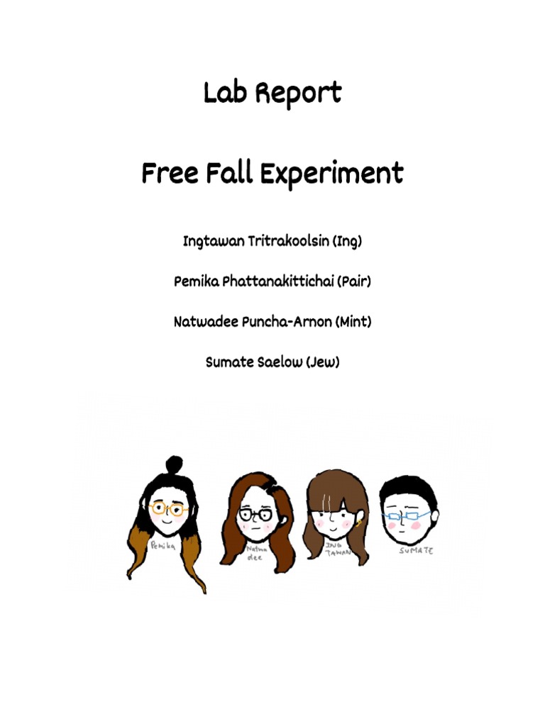 Lab Report | PDF | Gravity | Galileo Galilei