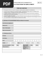 Msunduzi Application Form | PDF | Driver's License | Justice
