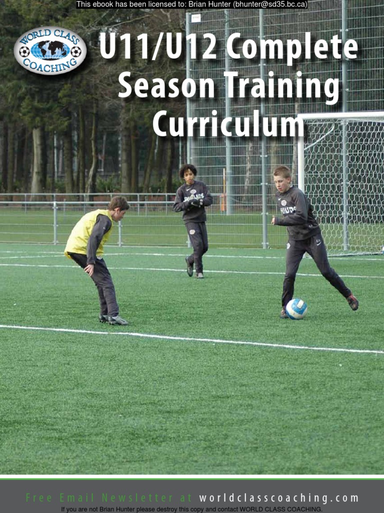 U11 U12 Complete Season Training Curriculum | PDF | Forward ...