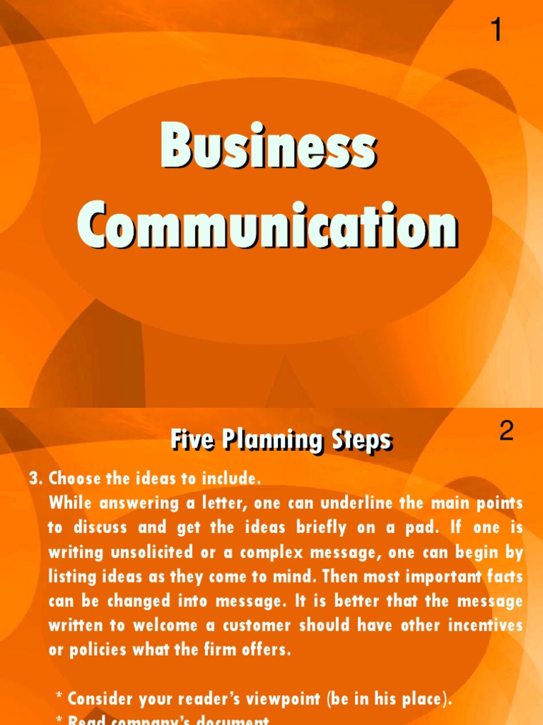 Business Communication - EnG301 Power Point Slides Lecture 15 | PDF ... Business Communication - EnG301 Power Point Slides Lecture 15 | PDF ...