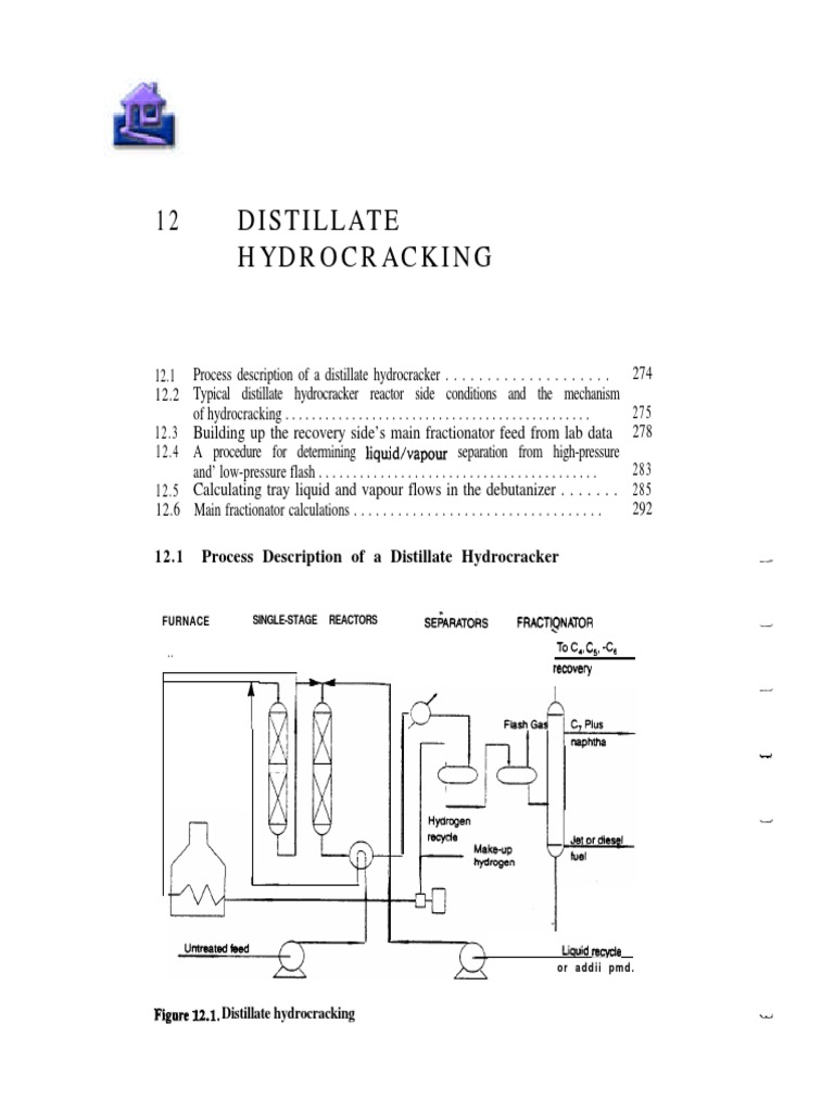 Distillate Hydrocracking | PDF | Cracking (Chemistry) | Chemical Reactor