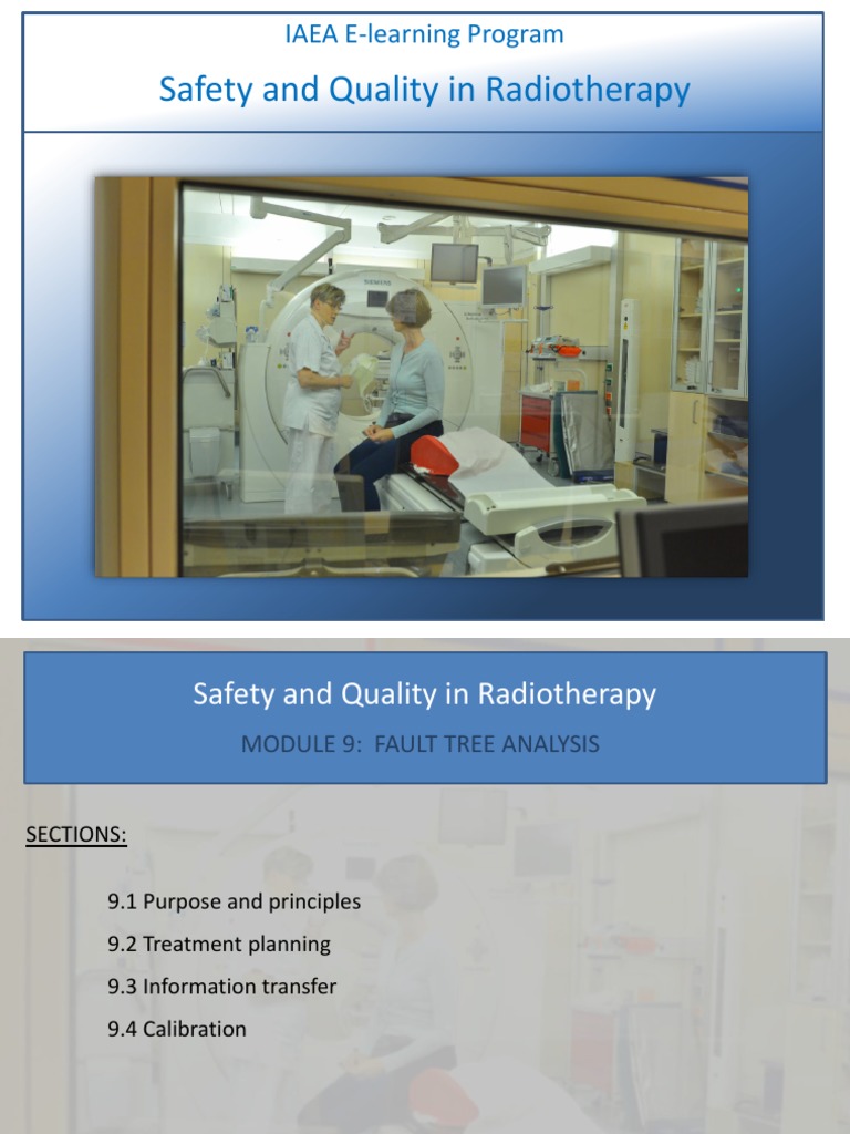 Safety and Quality in Radiotherapy: IAEA E-Learning Program | PDF ...