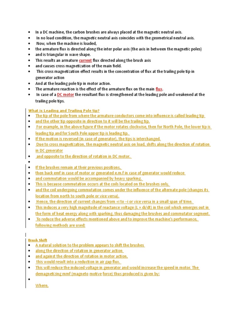 Current: What Is Leading and Trailing Pole Tip? | PDF | Inductor ...
